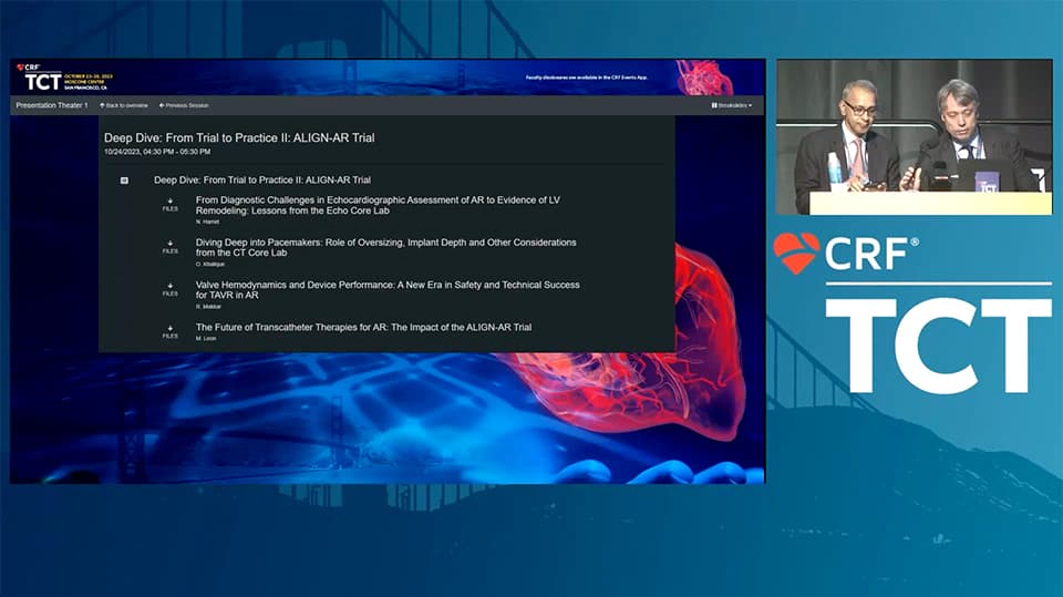 TCT 2023: A Deep Dive on ALIGN-AR : JenaValve